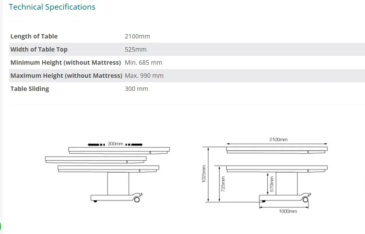 Buy Imaging Operating Table TMI 1212 | Nidhihealthcar