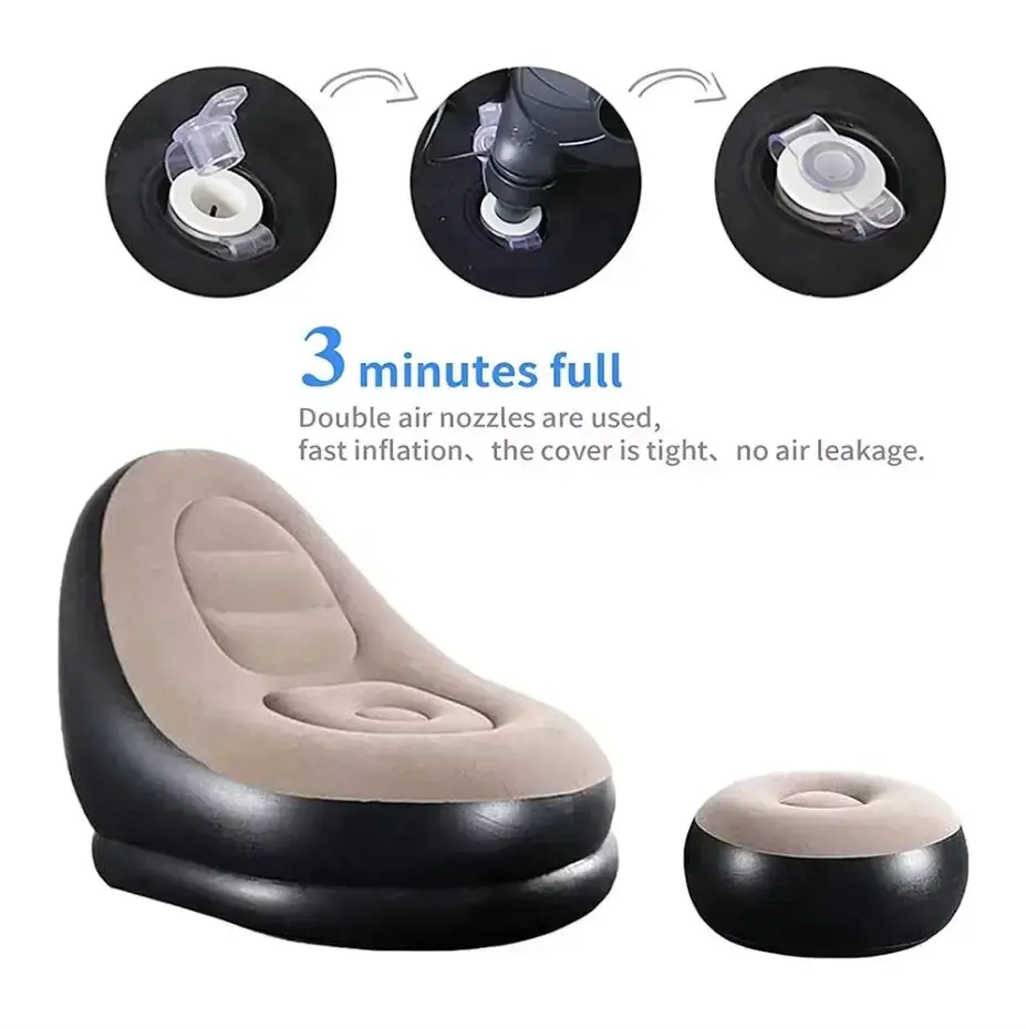 Buy Dkian Inflatable single sofa Lounge Chair Relaxation Sofa with ...