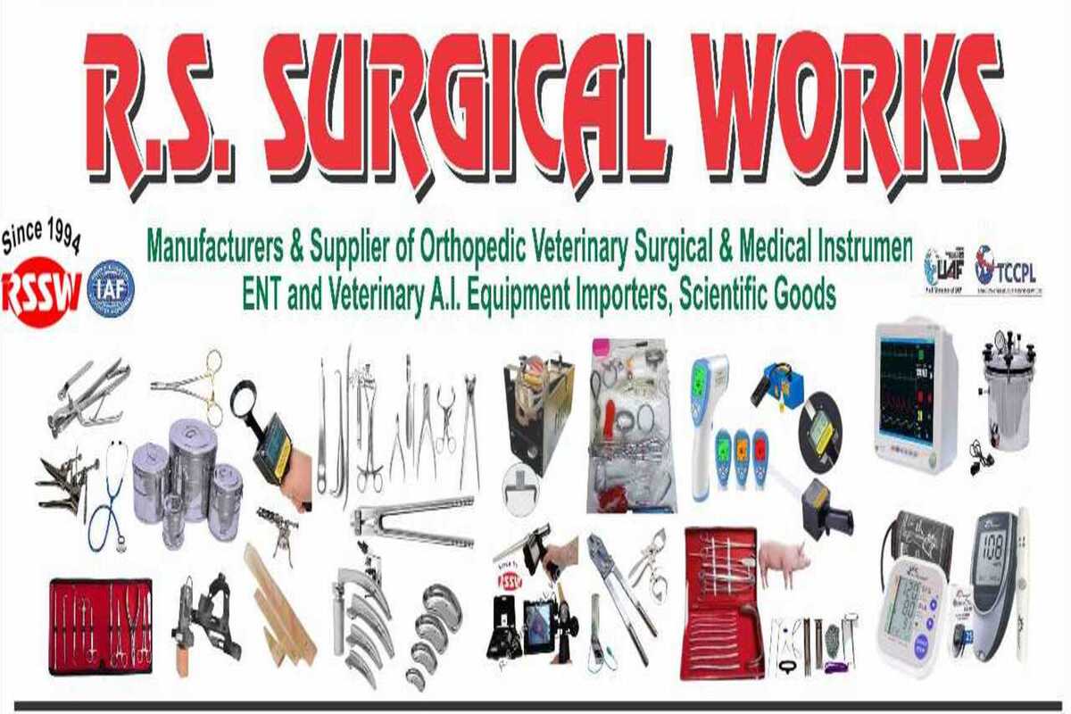 Hemostat Forceps Serrated Surgical Veterinary Instrument