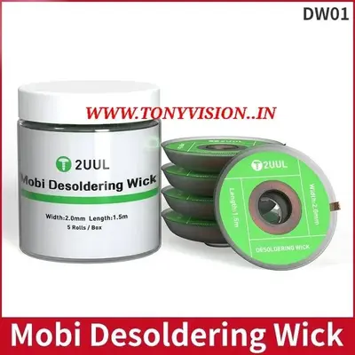 2UUL CY2015 Desoldering Wick for Cleaning PCB Residue 2015 Wick