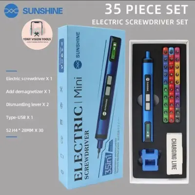 Sunshine 35 IN 1 Precision Electric Screwdriver with S2