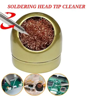 Soldering Tip Cleaner with Stand Set for Soldering Solder Iron