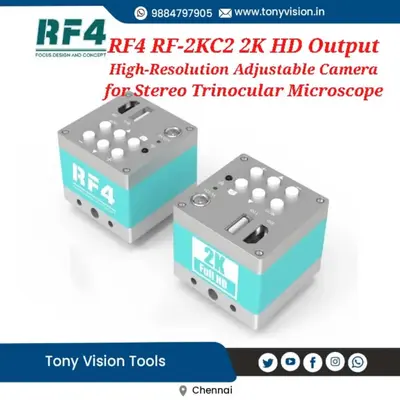 RF4 RF-2KC2 2K HD Output High-Resolution Adjustable Camera for Stereo Trinocular