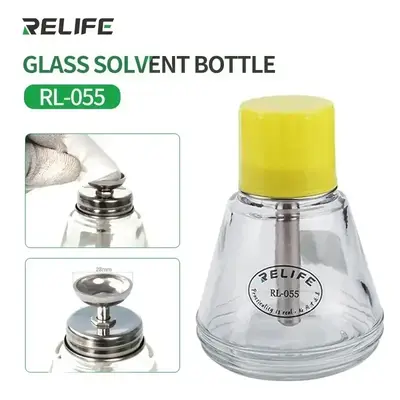 Relife RL-055 150ml Automatic Push-type Copper Glass Bottle