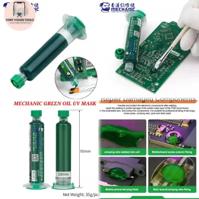 Mechanic UV Mask Green Oil For PCB BGA Circuit Board