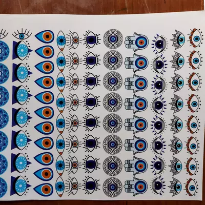 Buy EVEL EYE STICKER 1 A4 SIZE SHEET online at best price | Raka ...