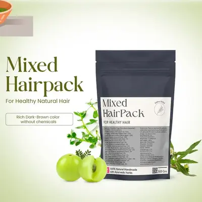 Mixed Hair Pack Powder for Hair Growth & Strength -Order now
