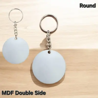 MDF DOUBLE SIDE KEYCHAIN ROUND online | Creative Products