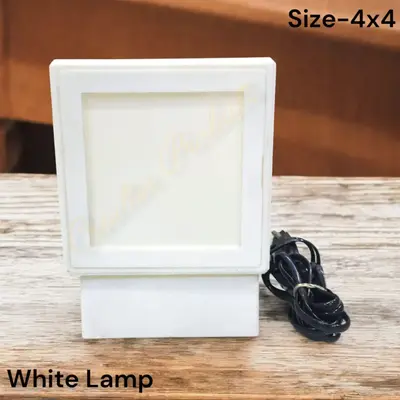 RGB MULTI LIGHT 4X4 ALPHA WHITE LAMP | Creative Products