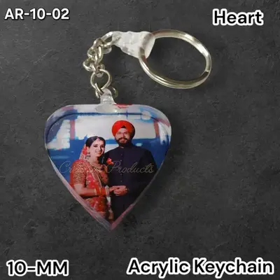ACRYLIC KEYCHAIN HEART 10 MM online | Creative Products