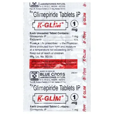 K-GLIM 1 MG TAB for Quality Relief | Micro Chemist