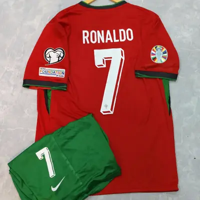 Buy PORTUGAL X RONALDO 7 PREMIUM KIT WITH 3 OFFICIAL EURO BADGES online ...