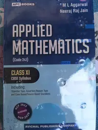 Buy APC Applied Mathematics for Class 11th by M L Aggarwal latest ...