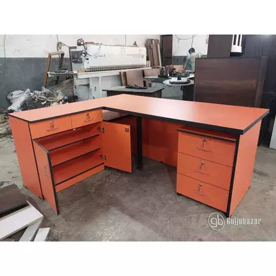 Buy L Shape Office Table online at best price | gb Furniture