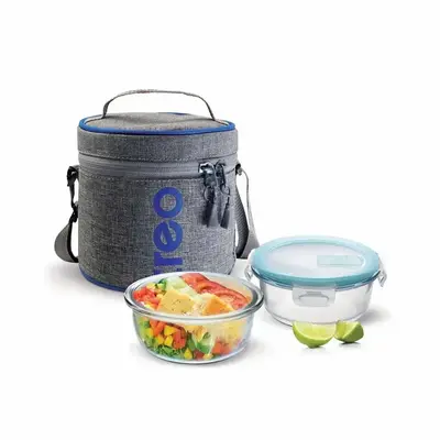 Buy Treo by Milton All Fresh Borosilicate Glass Lunch Box online at ...