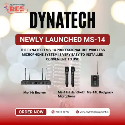 Dynatech MS14 Wireless Microphone-Best Wireless Microphone