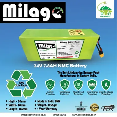 Order 24 Volt Lithium-Ion 18650 Battery Pack Online From Eco Vehicle,24 ...