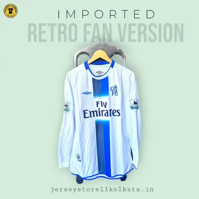 Buy CHELSEA 03/04 AWAY KIT IMPORTED RETRO FAN VERSION (DROGBA 15 ...