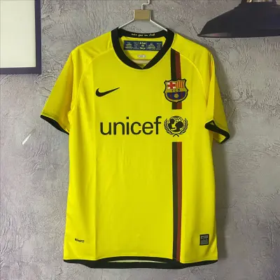 Buy FC BARCELONA 2008-2009 AWAY KIT (RETRO FAN VERSION) online at best ...
