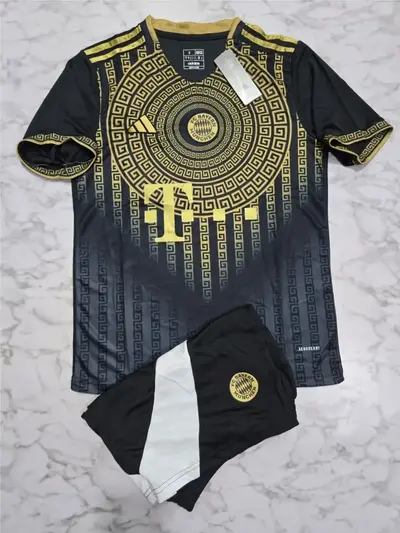 Buy Bayern Munich 25/26 Black Golden Special Edition Kit First Grade ...