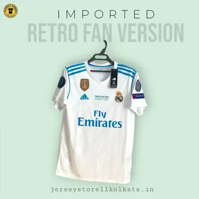 Buy REAL MADRID UCL FINAL 2018 KIT IMPORTED RETRO FAN VERSION (RONALDO ...