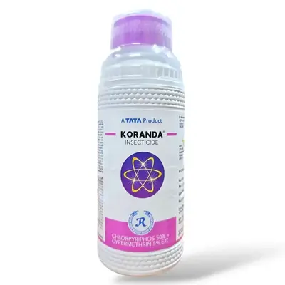 Buy Tata Koranda Insecticide ( Choropyriphos 50 % + Cypermethrin 5 % w ...