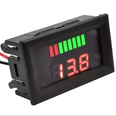 Buy 12V-60V LED Digital Display battery Voltmeter Battery Voltage Meter ...