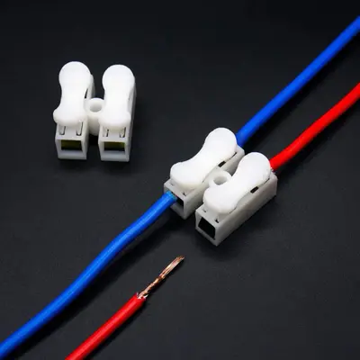 Buy Spring Quick Wire Connector Cable Clamp Terminal Block Connector ...