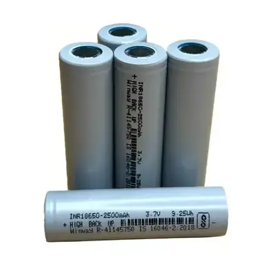 Buy WINWAY Original 18650 3.7v 2500mah 3c lithium battery (Pack of 5 ...