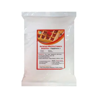 Buy Belgian Waffle Premix Vanilla Eggless 1kg | JAY FOODS