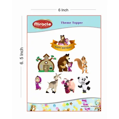 Order Miracle Paper Tag Masha And The Bear Theme Online From JAY FOODS,Pune