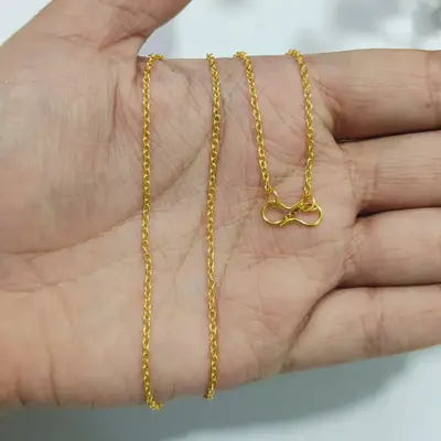 Buy Regular Gold Chain Pack of 12 Chains online at best price | GD Art ...