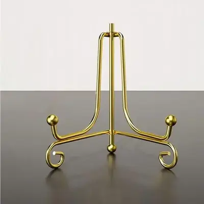 Buy Foldable Gold Metal Display Stand online at best price