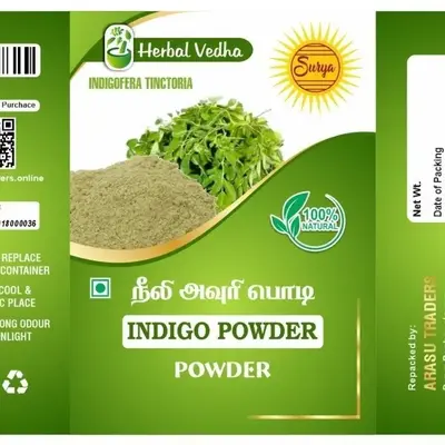 Buy Neeli Avuri illai / Indian Indigo Powder-50-Gram online at best ...