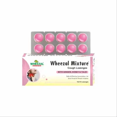 Buy WHEEZAL MIXTURE COUGH LOZENGES 10 Strips X 10 Capsules online at ...