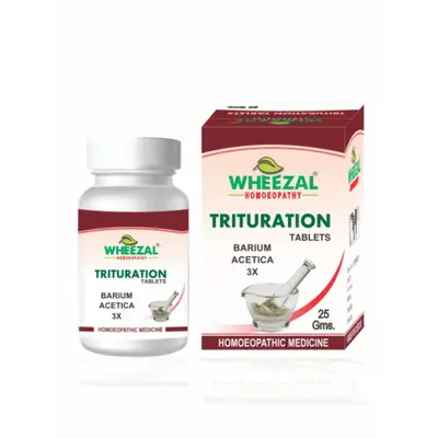 Order WHEEZAL BARIUM ACETICA TABLET 3x ,25 gm Online From WHEEZAL ...