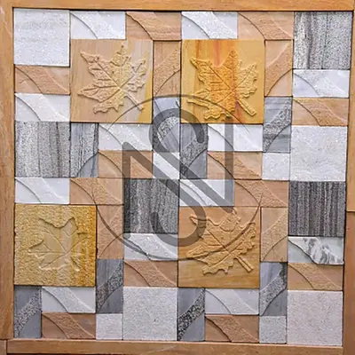 NATURAL STONECLADDING-Marple Leaf MOSAIC