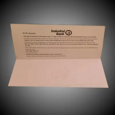 Buy Induslnd Bank Passbook online at best price | Bank Adhikari