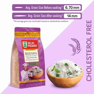 Buy 1 Get 1 Free | Delhi Pasand Rozana Cholesterol-Free Rice