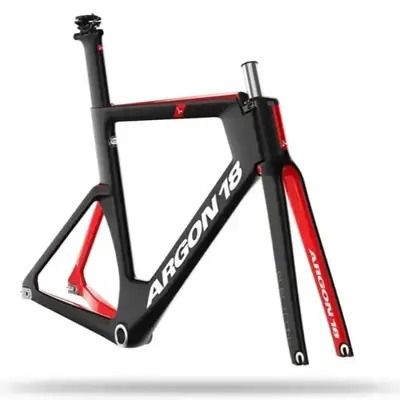 argon18 electron pro black/red size s – track bike india