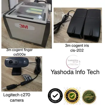 3m cogent Aadhar Kit , fingerprint scanner , iris scanner