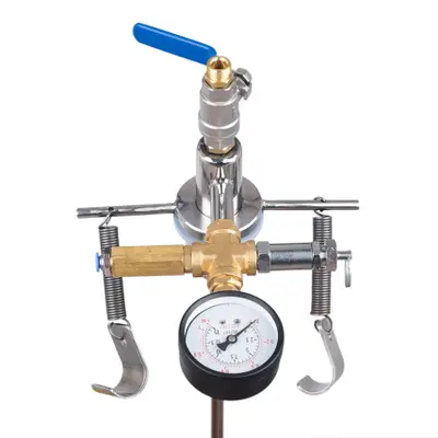 Liquid Nitrogen Withdrawal Transfer Device Container