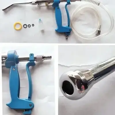 30 ml Drenching Gun Veterinary Cattle with Backpack Bottle