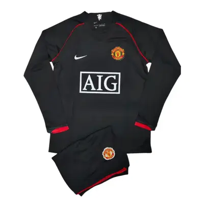 Manchester United Away 07/08 Black Fan Set | jcclub.in