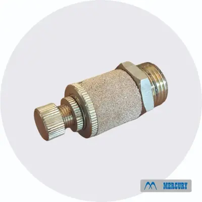 Buy Brass Silencer (0-10 Bar) With Flow Control valve