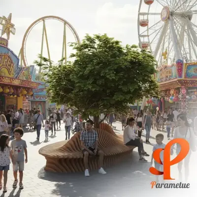 Buy Parametric Organic Tree Bench online at| Parametue