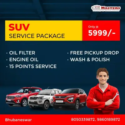 Buy Suv service package online at best price | CAR MASTERS