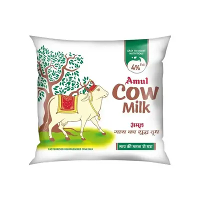 Buy Amul Cow Fresh Milk 500ml online at best price | Bestdukaan