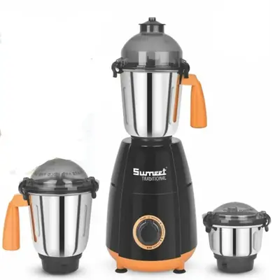 Buy Sumeet Alexa 750 W Mixer Grinder (3 Jars, Black) online at best ...