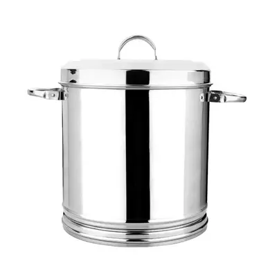 Buy Stainless Steel Heavy Gauge Ration Dabba with Lid Side Handle ...
